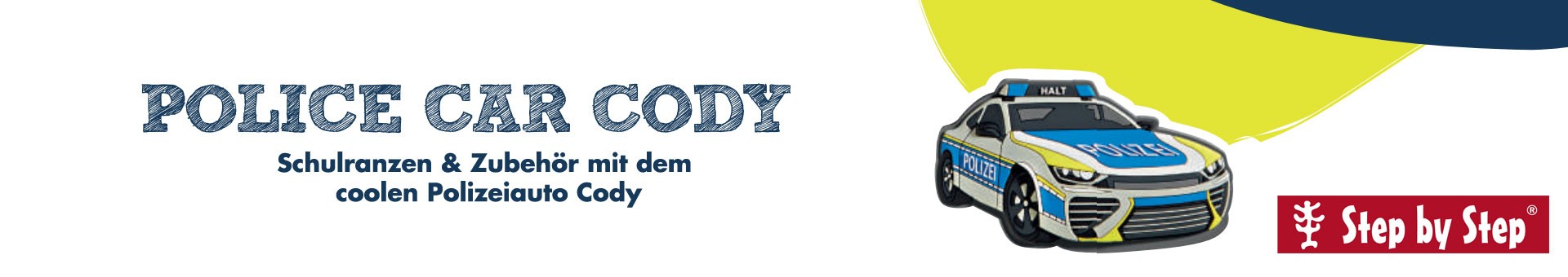 Step by Step Police Car Cody Schulranzen & Zubehör günstig kaufen – Top ...